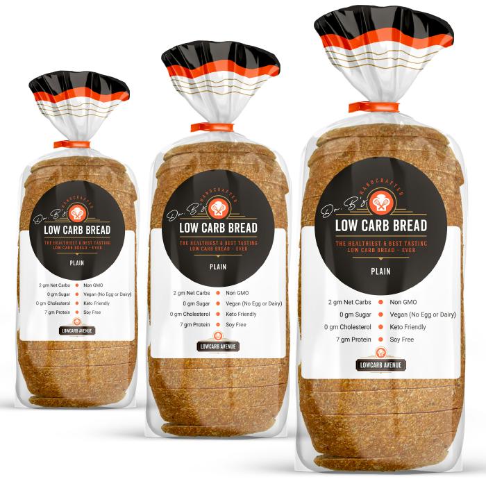 Low Carb Vegan Bread - Keto Bread Plain